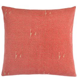 ZOEPPRITZ1828 Dekokissen &raquo;Soft-Fleece Legacy&laquo; Kissenbezug aus Fleece rot Polyester, Viskose B/L: 60cm x 60cm, 1 Stk.