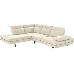 Calia italia Ecksofa &raquo;Toby Wing, B/T: 288/232 cm, Designsofa mit sensationellem Sitzkomfort&laquo; L-Form, Sitztiefenverstellung, funktionale Ecke, F&uuml;&szlig;e in 