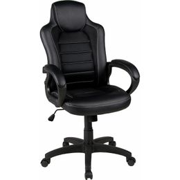 Duo Collection Chefsessel &raquo;Joris&laquo; () mit modernem Netzstoffbezug schwarz Kunstleder, Nylon, Polypropylen B/H/T: 66cm x 66cm, Kunstleder Netzstoff
