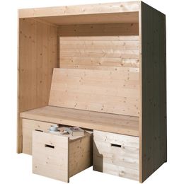 Weka Sitzlaube &raquo;Bozen&laquo; beige Einheitsgr&ouml;&szlig;e
