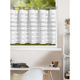 HOMING Panneaux &raquo;Linea&laquo; Schlaufen 1 Stk. tlg. Fertigschal silber Polyester 50cm, Schlaufen, 140cm