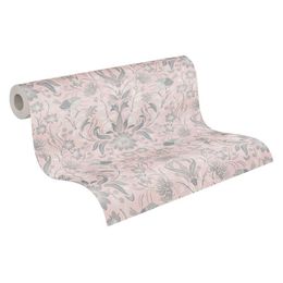A.S. Cr&eacute;ation Vliestapete &raquo;Landhaustapete mit V&ouml;geln&laquo; gemustert matt neutral leicht strukturiert Florale Tiertapete Tapeten Wohnzimmer Schlafzimmer K&uuml;che Design 