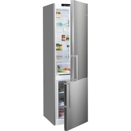 Bosch K&uuml;hl-/Gefrierkombination Serie 4 &raquo;KGN39VIBT&laquo; 203 cm hoch 60 cm breit silber Getrennte Temperaturregelung f&uuml;r K&uuml;hl- und Gefrierraum