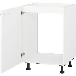 KOCHSTATION Sp&uuml;lenschrank &raquo;"KS-Scafa"&laquo; in verschiedenen Breiten, wahlweise T&uuml;ranschlag rechts oder links wei&szlig; wei&szlig;, B/H/T: 50cm x 75cm x 56cm, 