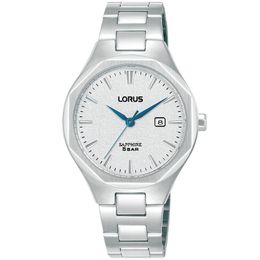 Lorus Damen Lorus Quarzuhr &raquo;Classic Quarz&laquo; Armbanduhr, Damenuhr, Edelstahlarmband, analog, Tag silber Einheitsgr&ouml;&szlig;e