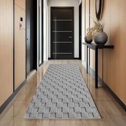Ayyildiz Teppiche Teppich &raquo;HELIX 2203 , auch als L&auml;ufer und Rund erh&auml;ltlich&laquo; rechteckig 7 mm H&ouml;he 3D-Effekt durch Cut-Loop-Webtechnik, Woll-Optik, Boucl&eacute;, Wohnzimmer 