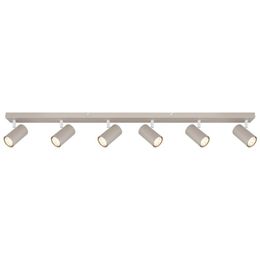 Globo LIGHTING Deckenspot &raquo;ROBBY&laquo; GU10 1 Stk. Strahler Sandfarben, dreh-/schwenkbar, GU10 35W beige 6, H: 12cm, 1 Stk.