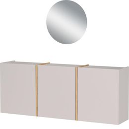 Germania Garderoben-Set &raquo;GW-Libbiano Plus&laquo; 2 Stk. tlg. Glas, Holzwerkstoff B/H/T: 138cmcm x 200cmcm x 29cmcm, 2-tlg.
