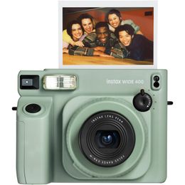 Fujifilm Sofortbildkamera &raquo;instax WIDE 400&laquo; gr&uuml;n Programmierter elektronischer Verschluss, 1/64 &ndash; 1/200 Sek.