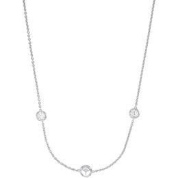 JOOP! Damen JOOP! Kette mit Anh&auml;nger &raquo;2038047&laquo; mit Zirkonia (synth.) bunt Silber 925 (Sterlingsilber), L: 45 B: 1,6mm
