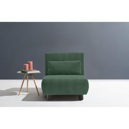 ell+ell ell + ell Schlafsofa &raquo;Minou&laquo; blau B/H/T: 85cm x 88cm x 100cm, Mit Relaxfunktion,PUR-Schaumstoff