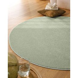 Teppich &raquo;Vegas - Esprit Kollektion&laquo; rund 15 mm H&ouml;he Kurzflor, uni, gewebt, pflegeleicht, formstabil, f&uuml;r Fu&szlig;bodenheizung Polypropylen &Oslash; 200cm 1 Stk., 