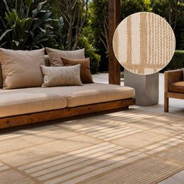 Ted Baker Teppich &raquo;Allington, Wendeteppich&laquo; rechteckig 8 mm H&ouml;he Designteppich, Wetterfest, Pflegeleicht, Modern, Wohnzimmer, Terrasse beige Polypropylen B : 
