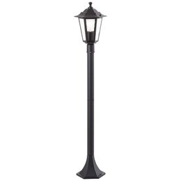 Brilliant Pollerleuchte &raquo;Carleen&laquo; E27 1 Stk. 100 cm H&ouml;he, E27, Metall/Glas, Wegelampe, schwarz schwarz 1, H: 100cm, 1 Stk.