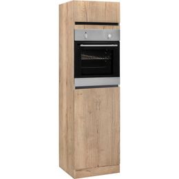 Optifit Backofen/K&uuml;hlumbauschrank &raquo;Roth&laquo; Breite 60 cm braun wildeichefarben, B/H/T: 60cm x 206,8cm x 57,1cm, T&uuml;ren: 1 Stk., Komplettausf&uuml;hrung