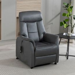 Duo Collection TV-Sessel &raquo;Sorrent mit regulierbarer Sitzheizung, elektrischer Aufstehhilfe&laquo; Relaxfunktion und Taschenfederkern mit Stahlwellenunterfederung grau 