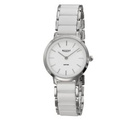 Regent Uhren Regent Damen Quarzuhr Armbanduhr, Damenuhr, analog wei&szlig; Einheitsgr&ouml;&szlig;e