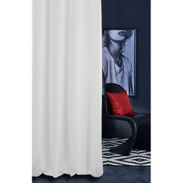 Apelt Vorhang &raquo;ALASKA&laquo; &Ouml;sen 1 Stk. tlg. HxB: 245x140, Alaska, &Ouml;senschal mit Metall&ouml;sen grau Jacquard, Baumwolle, Polyester 245cm, &Ouml;sen, 140cm