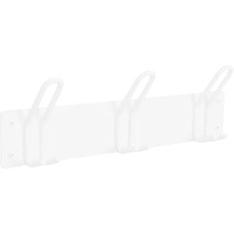SPINDER DESIGN Garderobenhaken Metall, 3 Haken wei&szlig; Metall B/H/T: 40cm x 14cm x 7cm