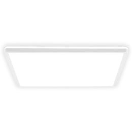 B.K.LICHT LED Panel &raquo;SHALLOW&laquo; LED-Board 1 Stk. Neutralwei&szlig; 24x24x3 cm, Badlampe, Badezimmer, K&uuml;che, Wohnzimmer 1, H: 3cm, 1 Stk.