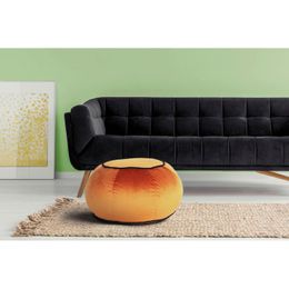 Kayoom Sitzhocker &raquo;Pouf Taj Mahal 325, trendige samtige Oberfl&auml;che&laquo; 1 Stk. tlg. samtweich, farbig, modern, orientalisches Design braun Bezug: 100% Polyester 