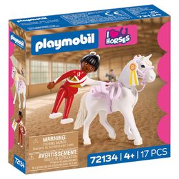 Playmobil Konstruktions-Spielset &raquo;Voltigieren (72134), I Love Horses&laquo; Made in Europe bunt Einheitsgr&ouml;&szlig;e Konstruktions-Spielset
