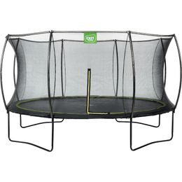 EXIT Gartentrampolin &raquo;Silhouette&laquo; &Oslash; 427 cm mit Sicherheitsnetz schwarz &Oslash; 427cm