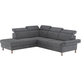 OTTO home Ecksofa &raquo;Calypso L-Form&laquo; mit Relaxfunktion motorisch im Sofa 2,5- Sitzer grau 100% Polyester B/H/T: 259cm x 85cm x 227cm, Flachgewebe, 