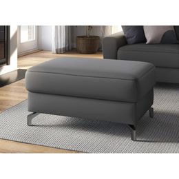 Sit & More sit&more Stauraumhocker &raquo;Scarlett&laquo; mit Stauraum grau B/H/T: 102cm x 48cm x 67cm, Luxus-Microfaser ALTARA NUBUCK ,mit Stauraum