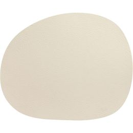 aida RAW Platzset &raquo;Buffalo&laquo; 95 % Recycelleder beige B/L: 33,5cm x 41cm, 4 Stk., Lederimitat