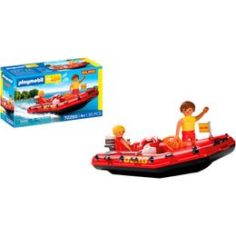 Playmobil Konstruktions-Spielset &raquo;Rettungsboot (72280), My Life&laquo; Made in Germany rot Einheitsgr&ouml;&szlig;e Konstruktions-Spielset