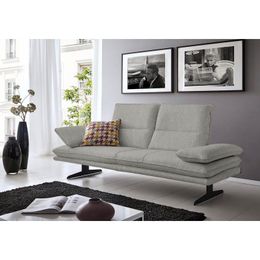 W.Schillig 2-Sitzer &raquo;broadway, Designsofa mit tollem Sitzkomfort, Breite 216cm&laquo; Sitztiefenverstellung, Kopfteil- & Seitenteilverstellung, Breite 216cm