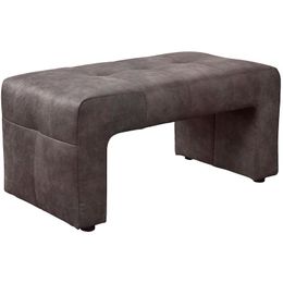 exxpo - sofa fashion Hockerbank &raquo;Barista Hockerbank mit hoher Bodenfreiheit&laquo; Sitz gepolstert,Breite ca.100 cm B/H/T: 104cm x 51cm x 55cm, Luxus-