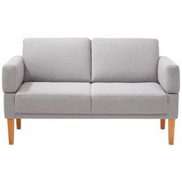 OTTO home Sofa &raquo;Fehmarn&laquo; in 3 Breiten grau Strukturstoff (Zusammensetzung: 100% Polyester) B/H/T: 150cm x 98cm x 81cm, Strukturstoff, 2 Sitzer