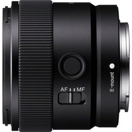 Sony Objektiv &raquo;SEL11F18 E 11 mm F1.8&laquo; schwarz Hintere Objektivkappe, Streulichtblende und Vordere Objektivkappe inbegriffen