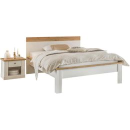 OTTO home Schlafzimmer-Set &raquo;Westminster&laquo; Bett Breite Liegefl&auml;che 90 oder 140cm und 1 Nachtkommode wei&szlig; B/H: 140cm x 200cm