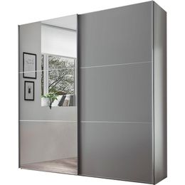 STAUD Schwebet&uuml;renschrank &raquo;Includo, Made in Germany&laquo; vier verschiedene Ausstattungsvarianten grau Holzwerkstoff saphir, B/H/T: 188cm x 222cm x 68cm, 