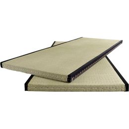 Karup Design Futonmatratze &raquo;Tatami&laquo; 5,5 cm hoch 1 Stk. tlg. gr&uuml;n Obermaterial: 100% Stroh 5 (0 kg - 160 kg), 5,5cm, B/L: 90cm x 200cm, 1 Stk.