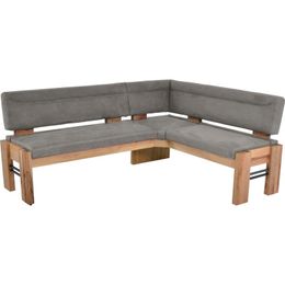 K+w Komfort & Wohnen K+W Komfort & Wohnen Eckbank &raquo;Floyd&laquo; Stauraumbank, langer Schenkel rechts oder links in 2 Qualit&auml;ten grau 520: Microfaser, 100% Polyester; 760: 