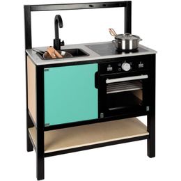 Small Foot Spielk&uuml;che &raquo;Industrial&laquo; schwarz Holz, Kunststoff, Metall Einheitsgr&ouml;&szlig;e
