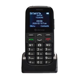 Denver BAS-18800L Seniorenhandy&ndash; Ladestation und SOS-Taste, schwarz