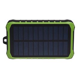 Denver PSO-10012 Solar Powerbank&ndash;10.000 mAh, mit Taschenlampe, schwarz