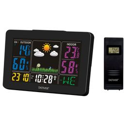 Denver WS-540 Wetterstation&ndash;Innen/Au&szlig;en, Temperatur, Luft, schwarz