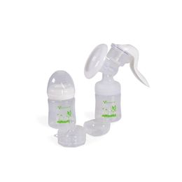 Cangaroo manuelle Milchpumpe Delicate P0953, 2x 150 ml Flasche, Sauger Gruppe 0+