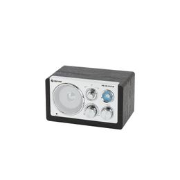 Denver TR-63 Retro Radio, AM/FM Analog, AUX, tragbar, Batterie oder Netzbetrieb, schwarz