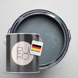 A.S. Cr&eacute;ation Wandfarbe &raquo;Premium Innenwandfarbe PURO Tuchmatt bluish petrol&laquo; ideal f&uuml;r Wohnzimmer, Schlafzimmer, Flur und K&uuml;che, Farbwelt Blau 2,5 l 2,5ml