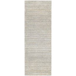 OCI DIE TEPPICHMARKE Teppich &raquo;NEW VILLA GEO, auch als L&auml;ufer und in Rund&laquo; rechteckig 20 mm H&ouml;he fein kariertes Design, Wohnzimmer grau Polypropylen B 