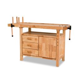 BAMATO Hobelbank WORK-1380 aus Massivholz