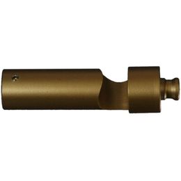 Liedeco Mehrfachverl&auml;ngerung &raquo;Power&laquo; f&uuml;r Gardinenstangen &Oslash; 20 mm grau L: 8cm