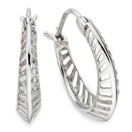 Bruno Banani Damen Paar Creolen &raquo;Schmuck Geschenk Silbercreolen&laquo; silber 17,5mm, Silber 925 (Sterlingsilber)